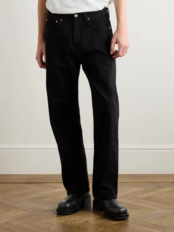 Our Legacy Third Cut Straight-leg Selvedge Jeans - Black