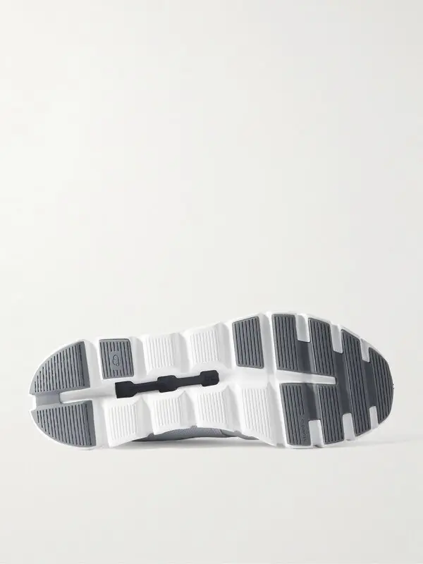 On Cloud 6 Rubber-trimmed Sneakers - Gray
