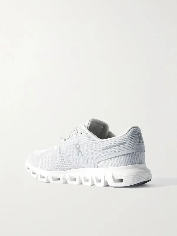 On Cloud 6 Rubber-trimmed Sneakers - Gray