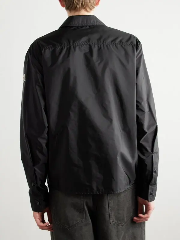 Moncler Logo-appliquéd Nylon Overshirt
