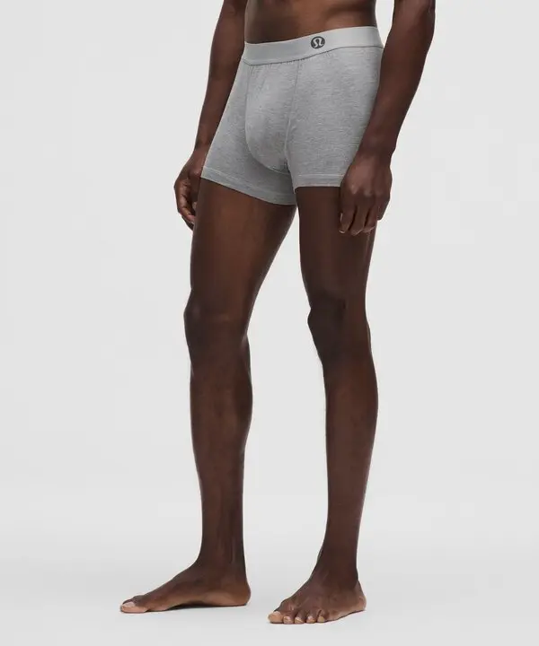 Lululemon Always In Motion Boxer Brief 3 - Heathered Core Medium Grey