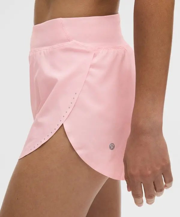 Lululemon Fast And Free High-rise Split Short 3 - Pink Pearl