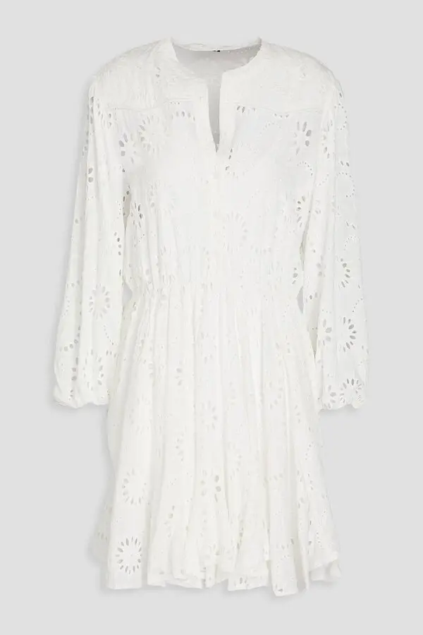 Maje Broderie Anglaise Mini Dress