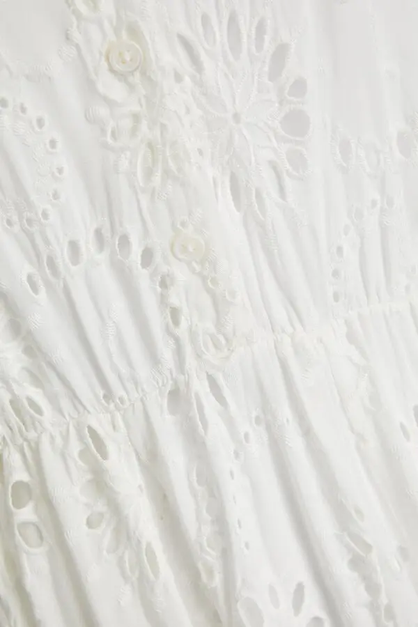 Maje Broderie Anglaise Mini Dress