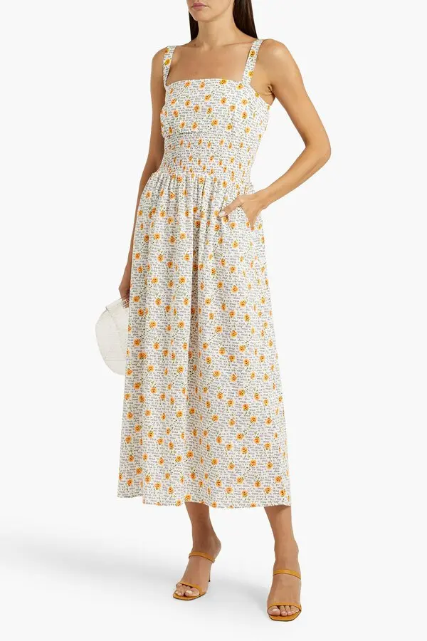 hvn cotton dress Kristin Cotton Button Down Dress  HVN