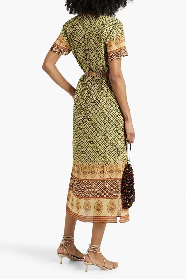 Saloni Vicki Tie-dyed Midi Dress