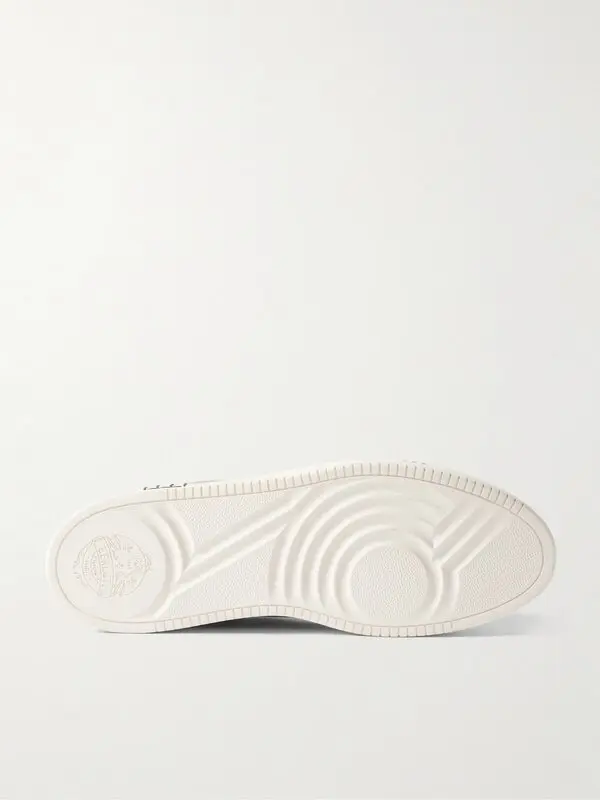 Berluti Playtime Scritto Venezia Leather Slip-on Sneakers