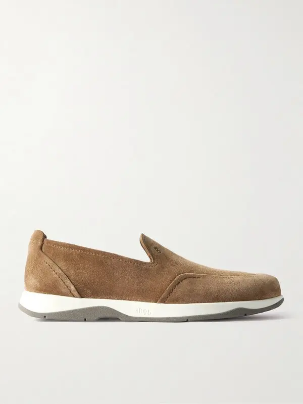 Berluti Echappée Suede Loafers