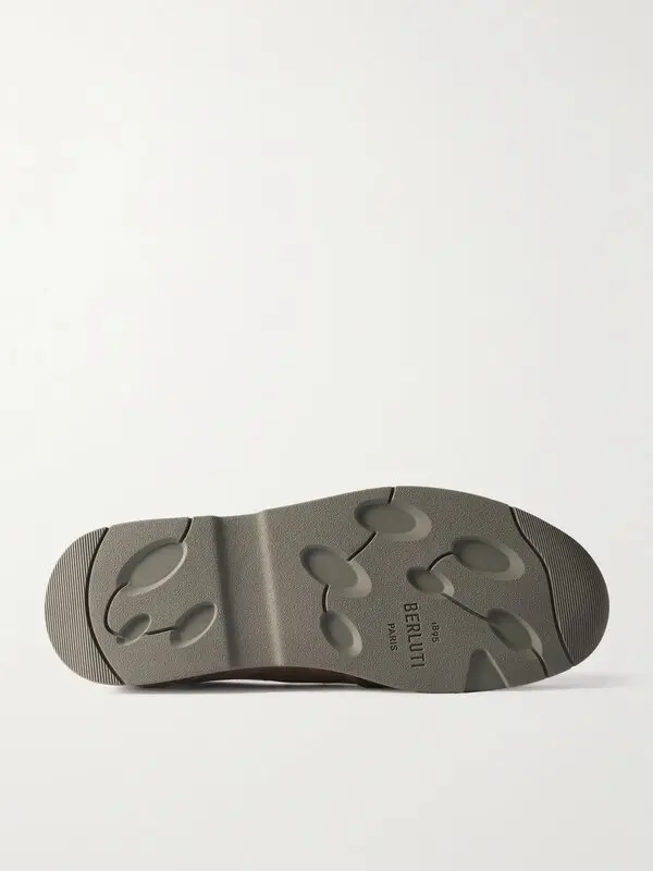 Berluti Echappée Suede Loafers