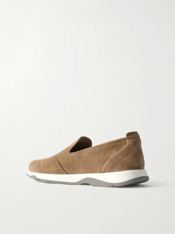 Berluti Echappée Suede Loafers