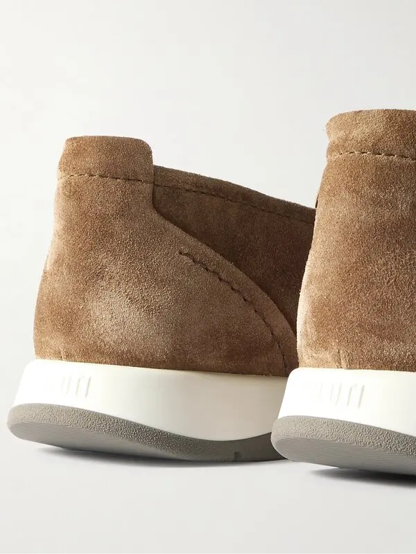 Berluti Echappée Suede Loafers