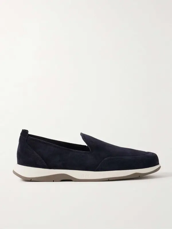 Berluti Echappe Suede Slip-on Sneakers