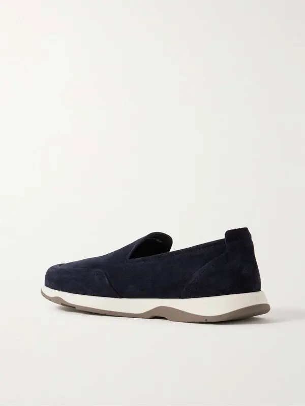 Berluti Echappe Suede Slip-on Sneakers
