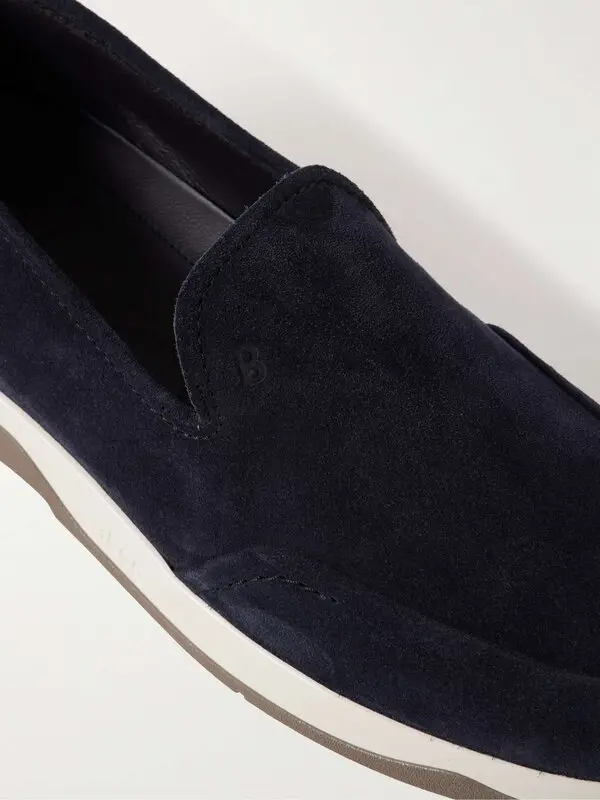 Berluti Echappe Suede Slip-on Sneakers