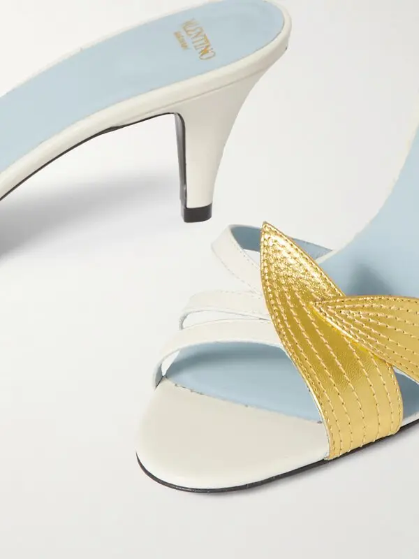 Valentino Garavani Leather Caged Sandals