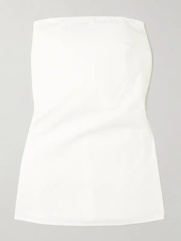 RÓHE Peplum Bustier Top