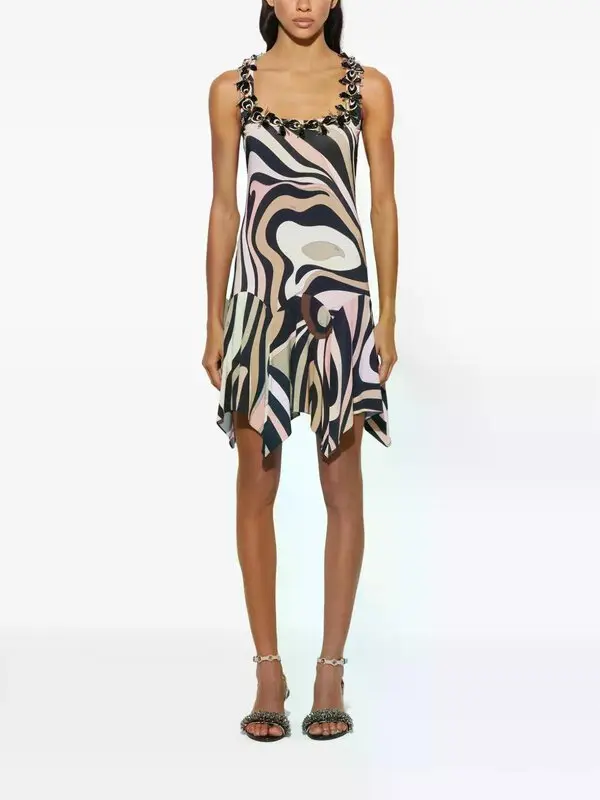 pucci mini dress Emilio 2000s Belted The construction favors stretch materials and light trims without visible seams Pucci - Long Sleeve Mini