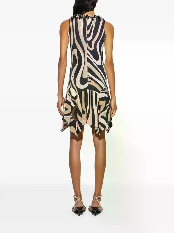marmo print mini dress Pucci - Marmo Print Shibori Dress - Size: 42