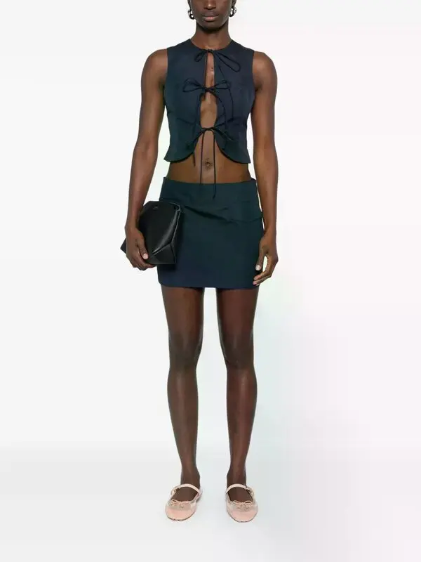 ALFIE Valletta Mini Skirt - Blue