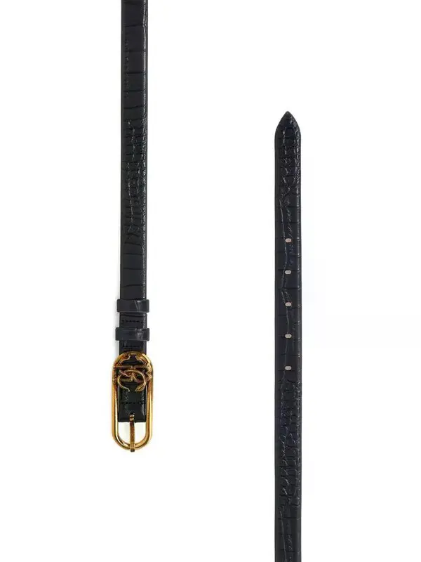 Roberto Cavalli Leather Belt - Black
