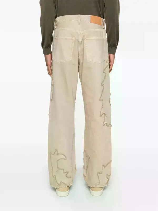 SUNFLOWER Logo-patch Jeans - Neutrals