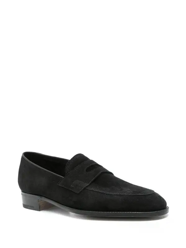 John Lobb Suede Loafers