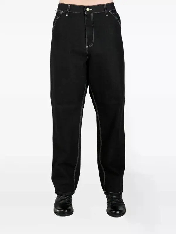 Carhartt Work In Progress Single Knee Jeans With Contrast Stitching
