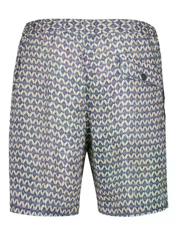 120% Lino Printed Bermuda Shorts