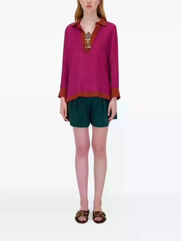 PAULA Diane Silk Top - Pink