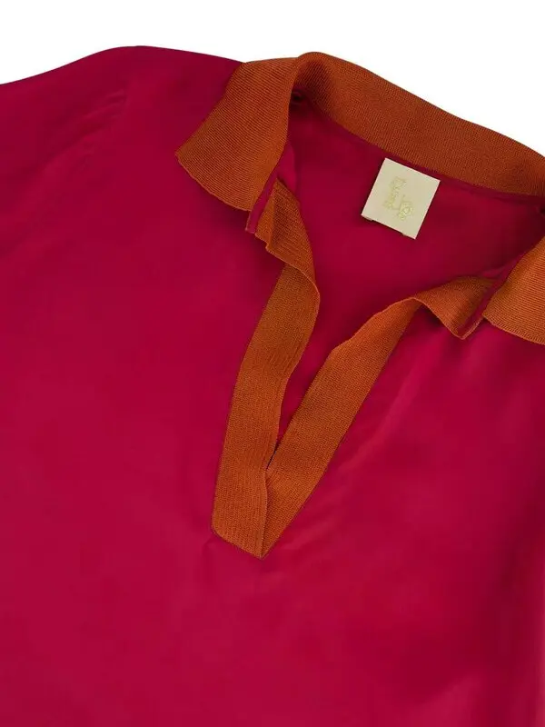 PAULA Diane Silk Top - Pink