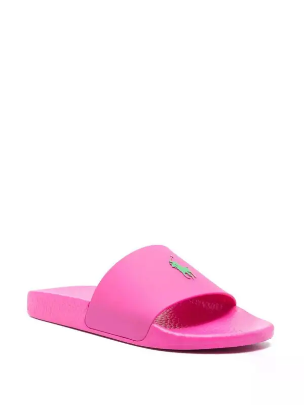 Polo Ralph Lauren Polo Pony Slides - Pink