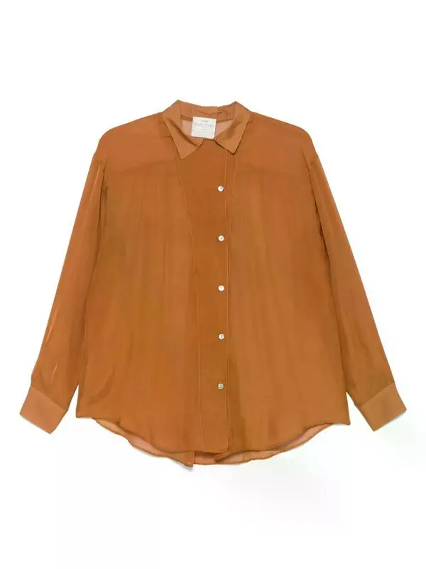FORTE_FORTE Chiffon Silk Shirt