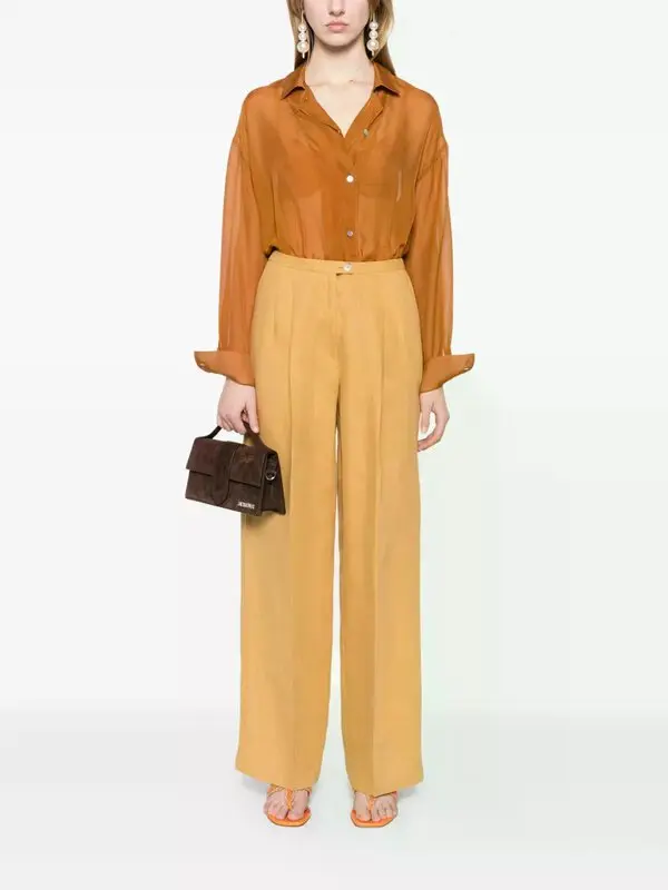 FORTE_FORTE Chiffon Silk Shirt