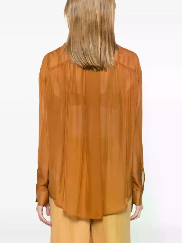 FORTE_FORTE Chiffon Silk Shirt