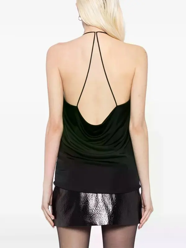 TOM FORD Draped Tank - Black