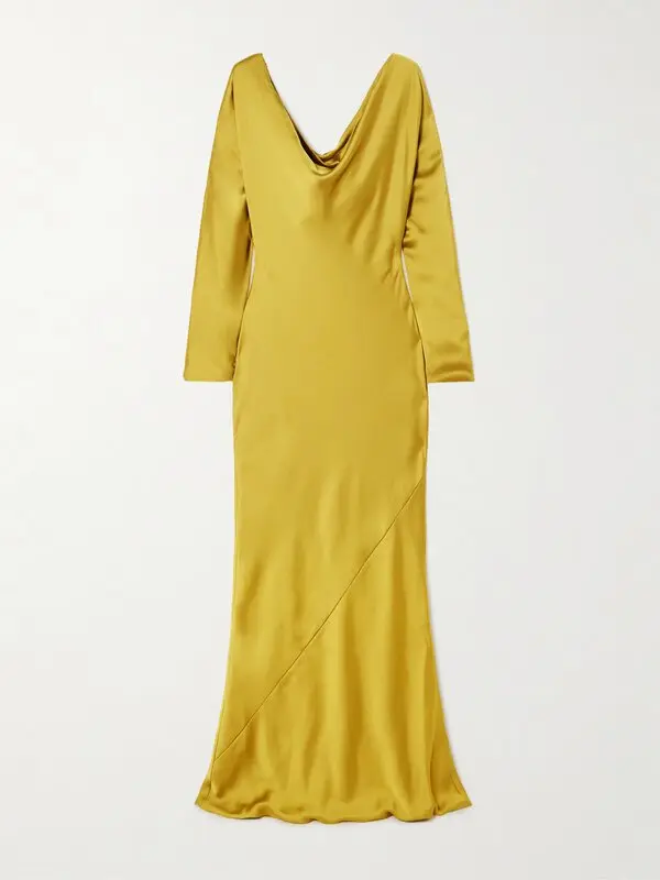 Norma Kamali Maria Draped Gown
