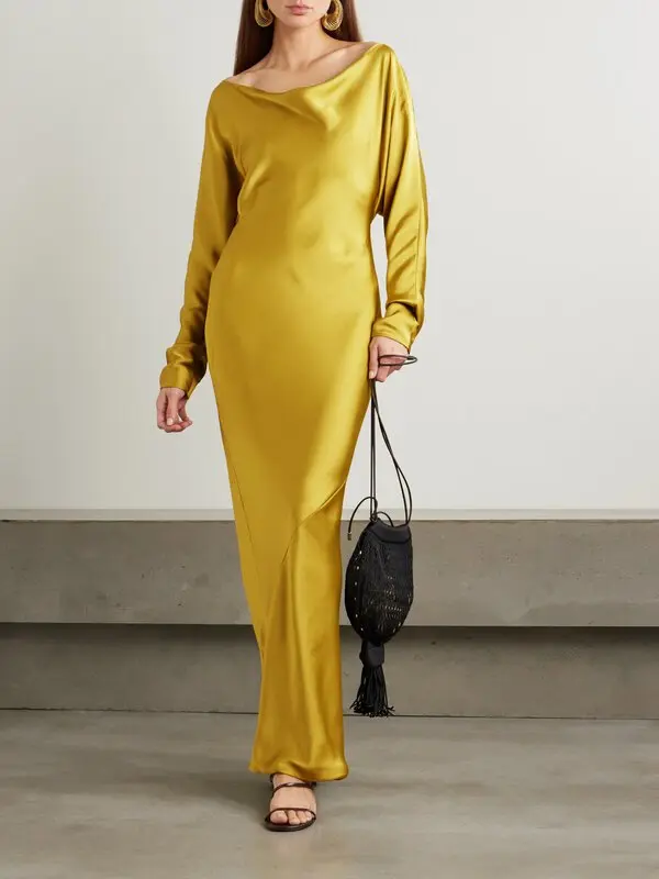 Norma Kamali Maria Draped Gown