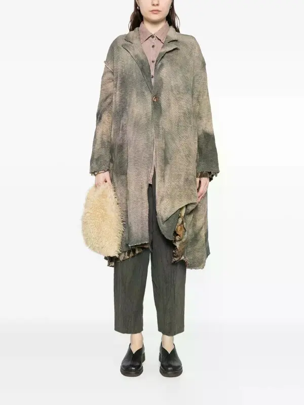 CHIAHUNG SU Dyed Mesh Coat