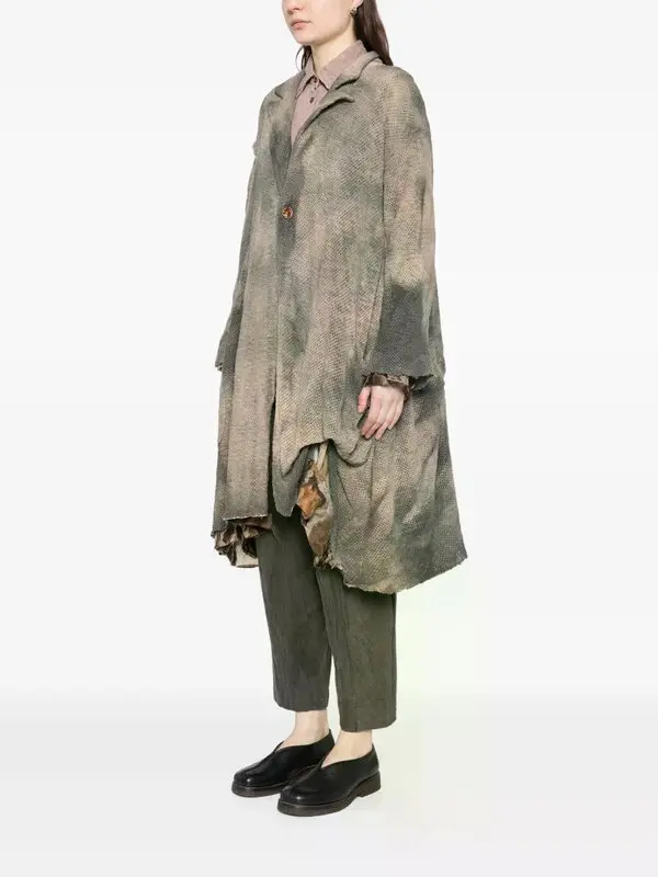 CHIAHUNG SU Dyed Mesh Coat
