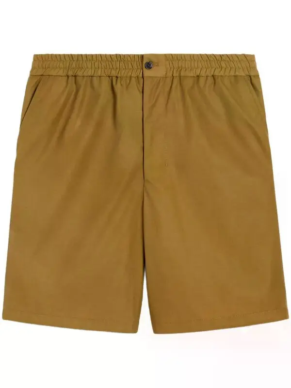 Ami Logo-plaque Shorts - Neutrals