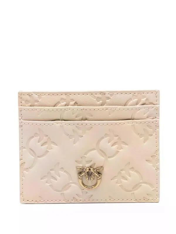 Pinko Love Birds Card Holder - Neutrals