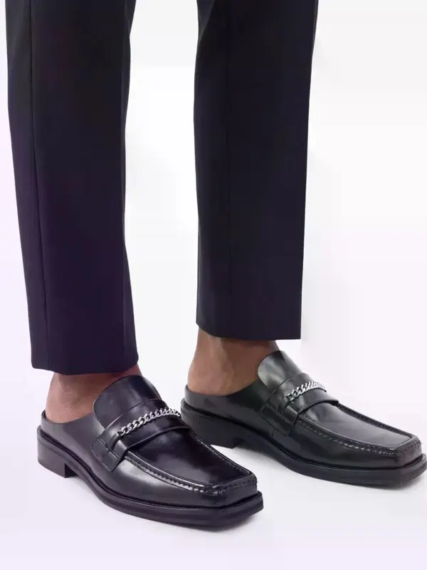 Martine Rose Square Toe Mules