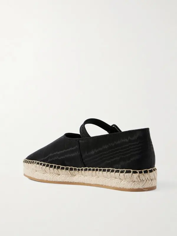 LOEFFLER RANDALL Clover Moire Mary Jane Espadrilles