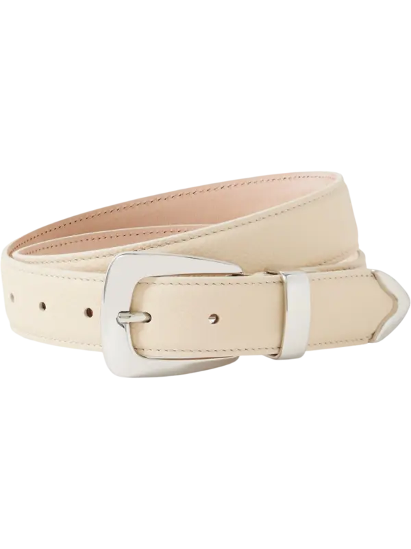 Khaite - KHAITE Benny Textured-Leather Belt