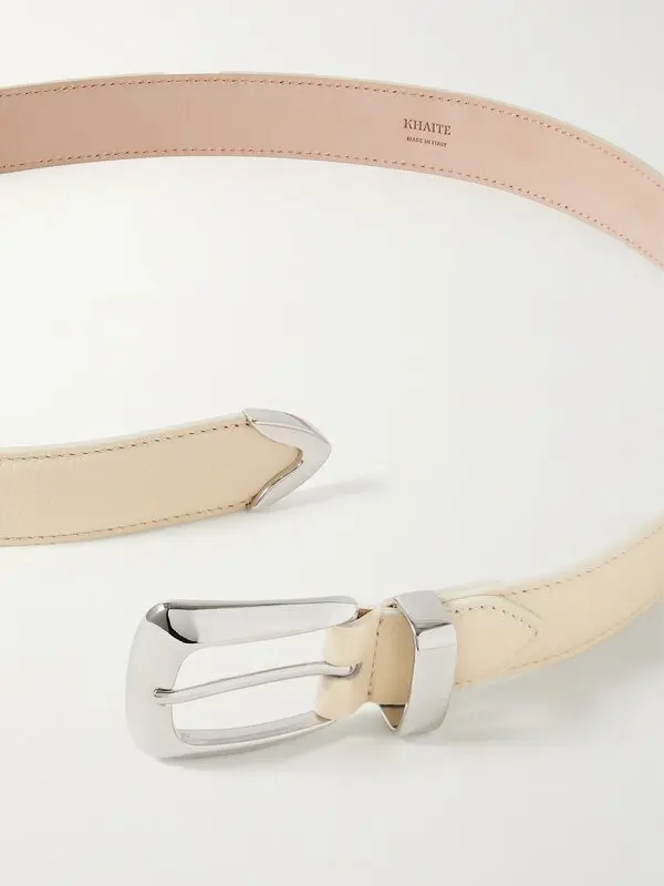 Khaite - KHAITE Benny Textured-Leather Belt