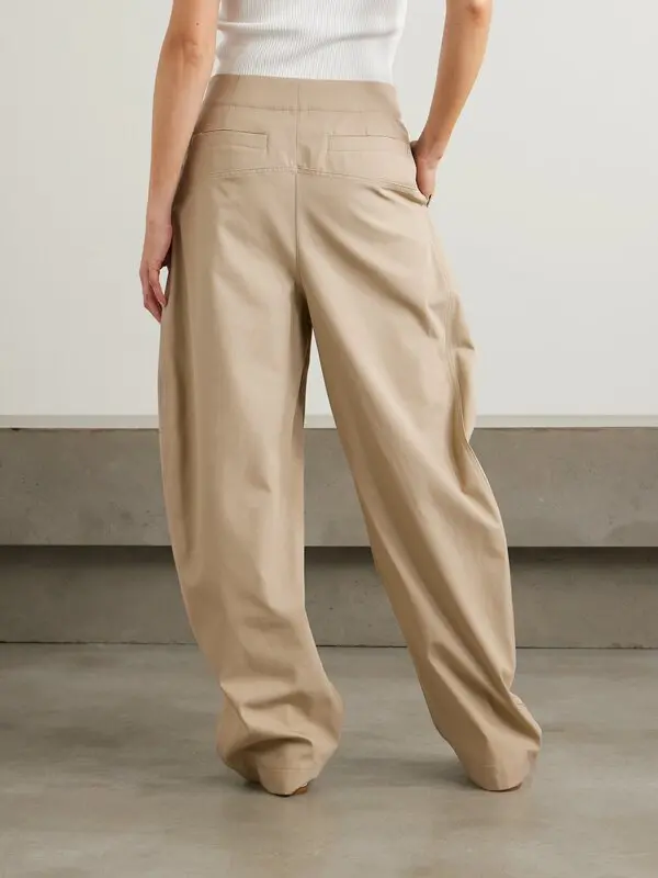 Bottega Veneta Cotton-twill Barrel-leg Trousers