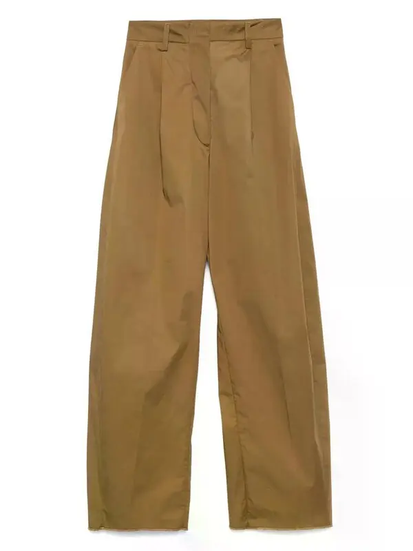 THELATEST Poplin Trousers - Brown