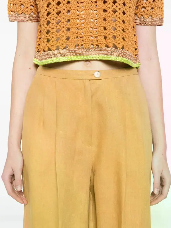 FORTE_FORTE Linen Darted Trousers