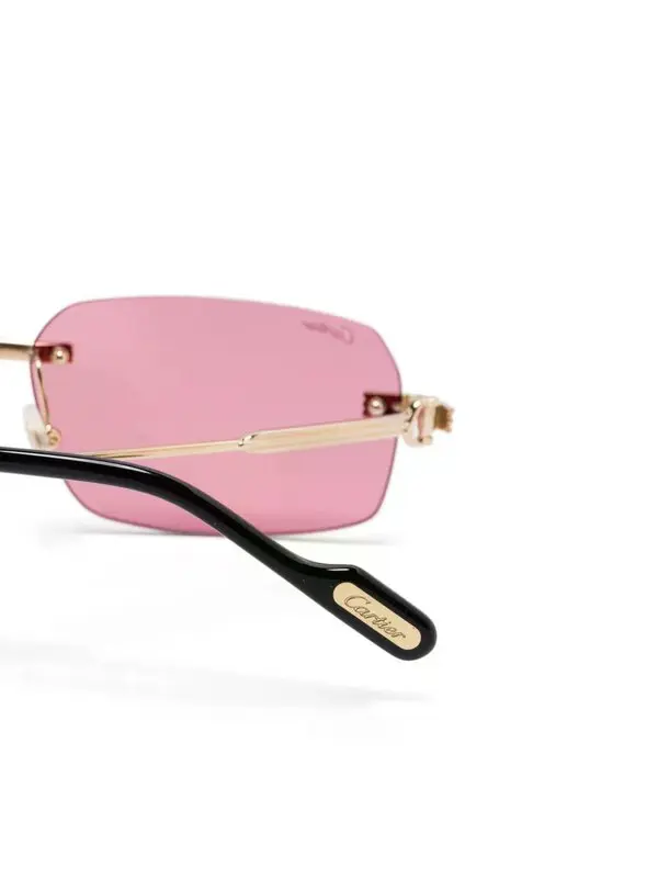 Cartier Rimless Sunglasses - Gold