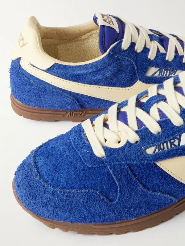 AUTRY Windspin Suede Sneakers - Blue